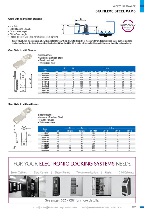 Essentra Components US - US Catalog - Page 726-727