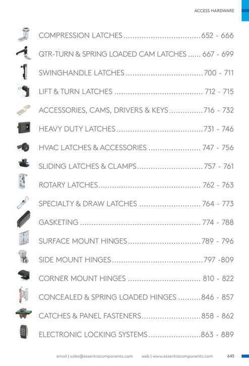 Essentra Components US - US Catalog - Page 644-645