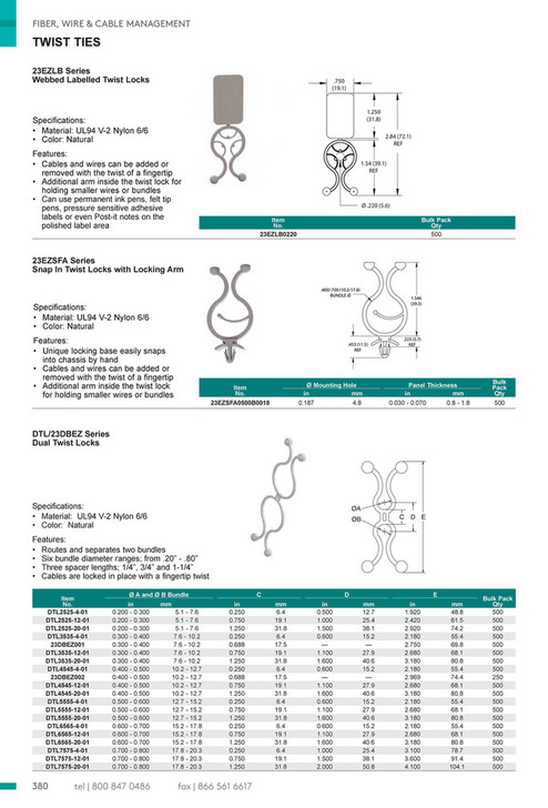 Essentra Components US - US Catalog - Page 380-381