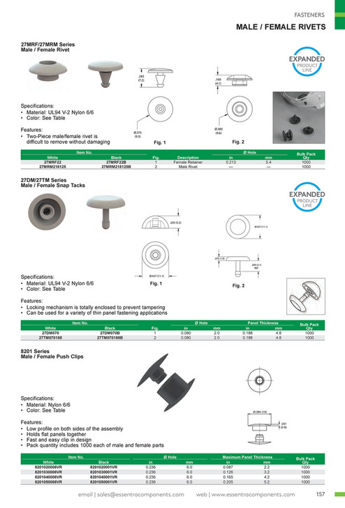 Essentra Components US - US Catalog - Page 156-157
