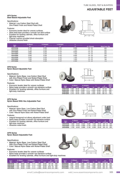 Essentra Components US - US Catalog - Page 504-505